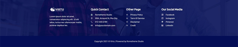 Virtu - Tech & Software Company Elementor Template kit by Rometheme